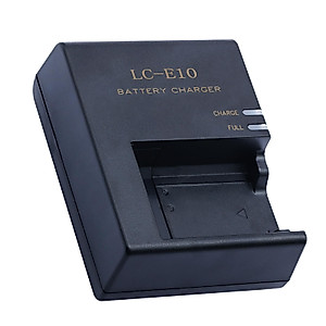 LC-E10 Battery Quick Charger for Canon: LP-E10 LC-E10C LC-E10E Battery Compatible with Canon EOS Rebel T3 T5 T6 T7 T100 1500D 2000D 3000D 4000D 1300D 1200D 1100D Cameras Power Supply