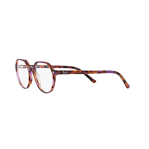 Ray-Ban RX5395 Thalia Square Prescription Eyewear Frames, Brown Violet Havana/Demo Lens, 49 mm