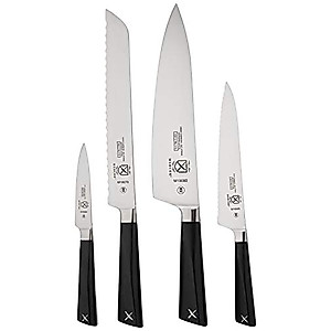 Mercer Culinary Züm 5-Piece Magnetic Board Forged Knife Set, Rubberwood