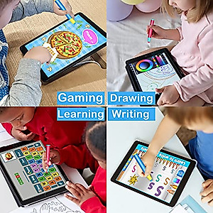 TM Kids Stylus Pens for Amazon Fire Tablet, Crayon Pencil Stylus for Touch Screen, Toddler Stylus for iPhone iPad Air Mini Pro, Amazon Fire HD Kids Pro Tablet, Leapfrog Epic LeapPad (2 Pack)