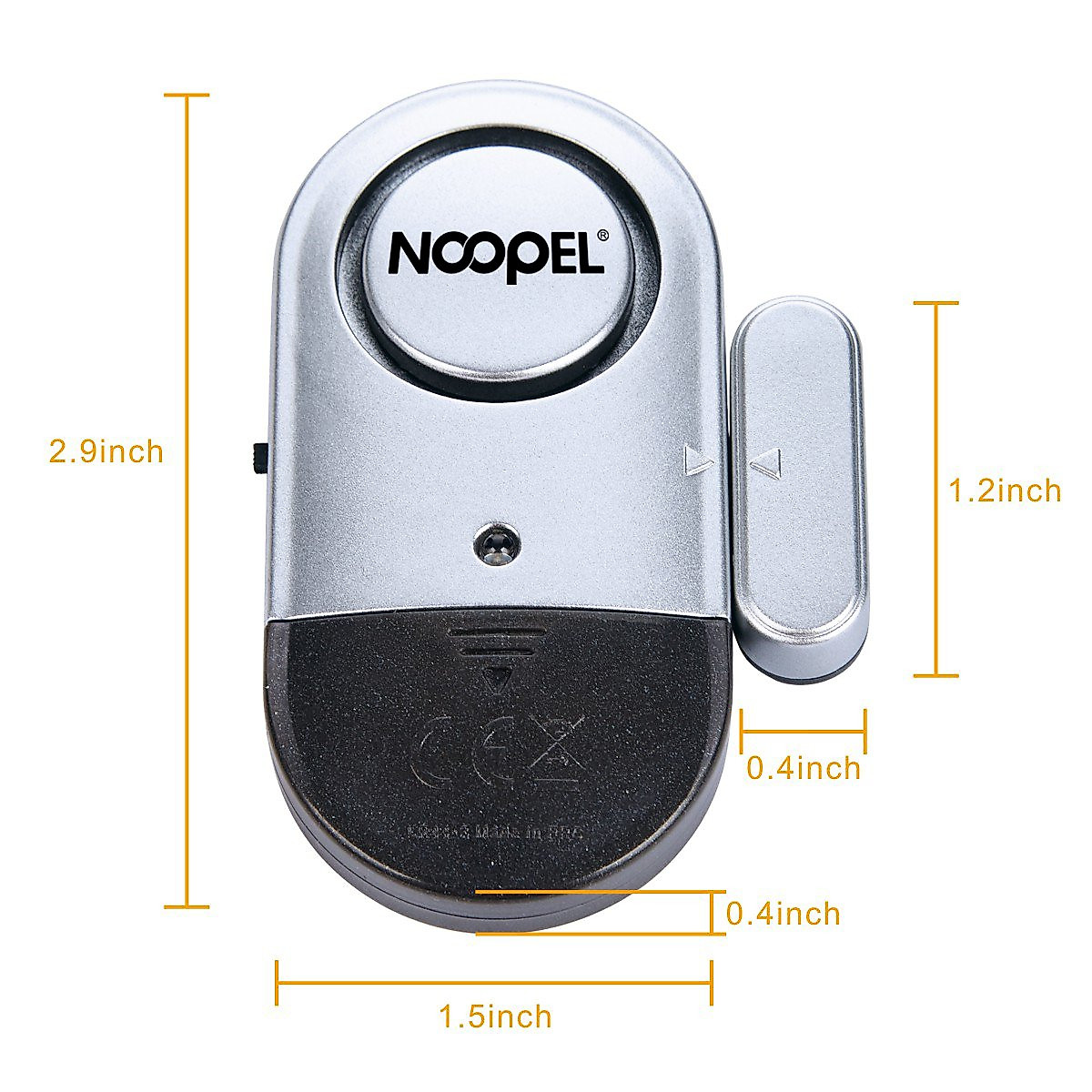 Door Alarms 6 Pack for Kids Safety, Noopel 120DB Pool Alarm Sensor for Doors and Windows, Burglar Intruder Entry Alert for Toddlers Personal Security