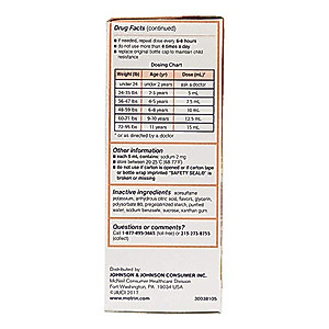 Motrin Children's Ibuprofen Oral Suspension Original Berry Flavor - 4 oz, Pack of 2