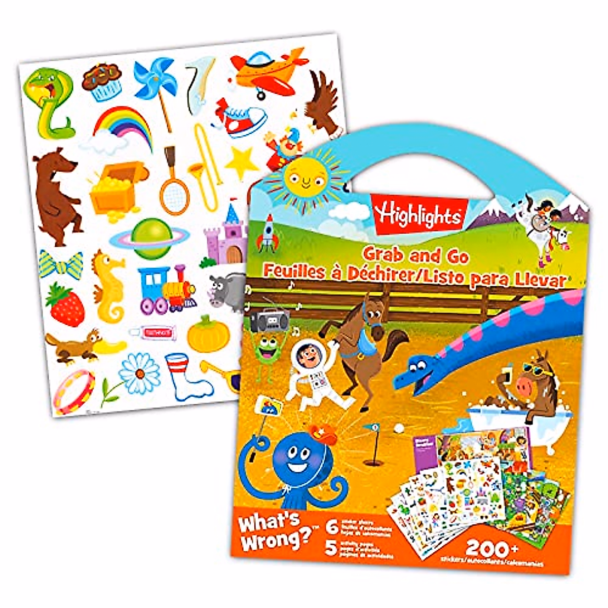 Warner Toys Scooby Doo Backpack for Kids, Toddlers - Bundle with 15 inch Scooby Doo Backpack Plus Scooby Stickers and Highlights Activity Book (Kids Backpacks)