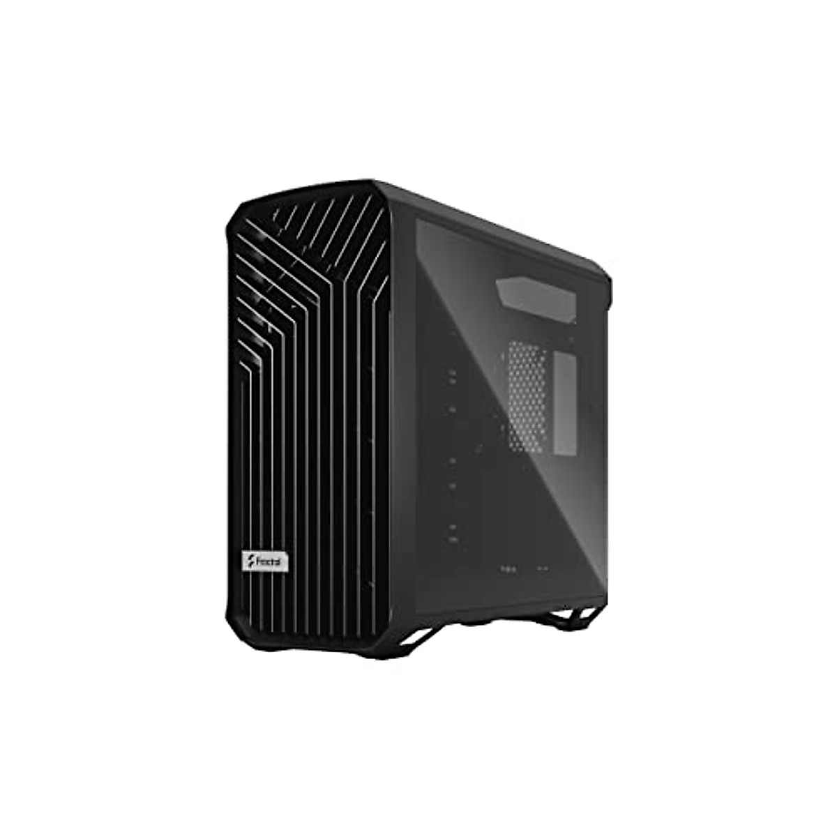Fractal Design Torrent Black - Light Tint Tempered Glass Side Panel - Open Grille for Maximum air Intake - Two 180mm PWM and Three 140mm Fans Included - Type C - ATX Airflow Mid Tower PC Gaming Case