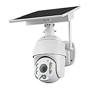 Zetronix XS7 Pro - Solar Battery Powered Outdoor-Security-PTZ-IP-Camera with Motion Activated Spotlight and Color Night Vision