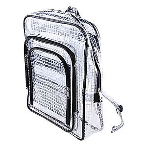 Anti-static Clear PVC Backpack Cleanroom Engineer Tool Bag for Computer Tools Working Daypack