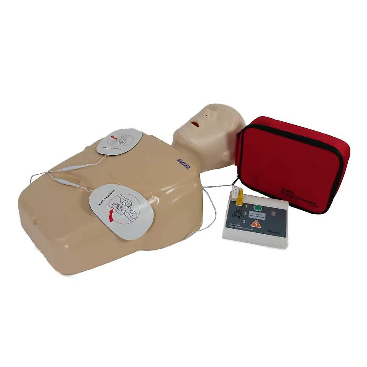 WNL Products WL120ES10 for Training use only AED Defibrillator Practi-Trainer Essentials Base Model AED Training Kit (1 Pack Kit)