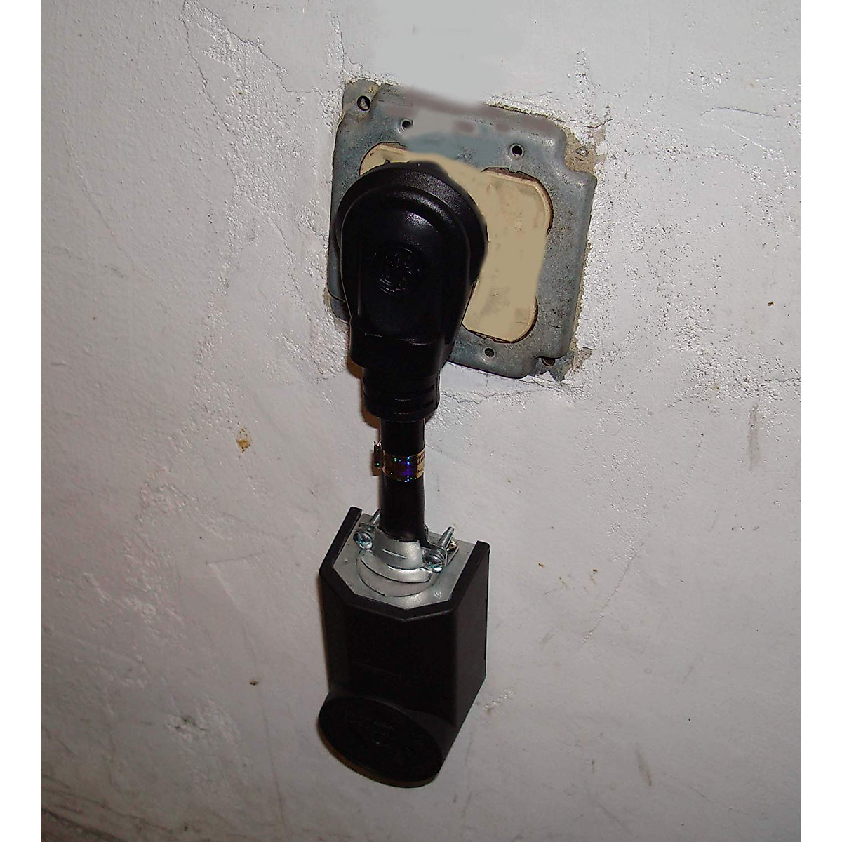 6-50P Male 3-Pin Welder Plug to 14-50R Female 4-Prong Welder Receptacle Socket Outlet Electric Power Cord Cable Miller Lincoln Hobart Plasma Cutter Adapter/Converter NEMA FX424