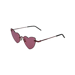 Saint Laurent SL 254 Loulou Pink/Pink Flash One Size