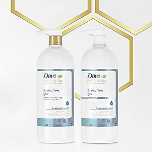 Dove Conditioner Hydration Spa for Dry Hair Hair Conditioner with Hyaluronic Serum 33.8 oz