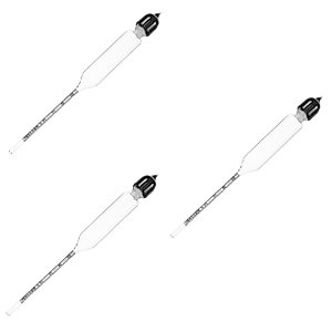 CIYODO 3pcs Density Meter Hydrometer Kitchen Supply Lactate Meter Milk Meter Measure Tool Kitchen Supplies Milk Tester for Lactate Kitchen Kit Milk Measuring Milk Density Kit Glass