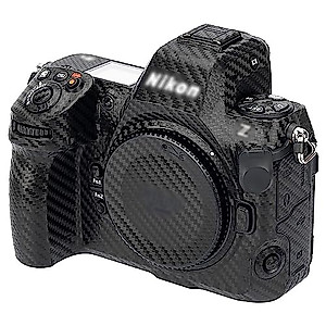 Anti-Scratch Anti-Wear Camera Skin Cover Protector Film for Nikon Z 8 Z8 FX-Format Mirrorless Camera Body Protective Decoration Sticker - Carbon Fiber Black