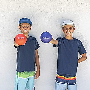 GoSports 5 Inch Inflatable No Sting Dodgeball 6 Pack Includes Ball Pump & Mesh Bag