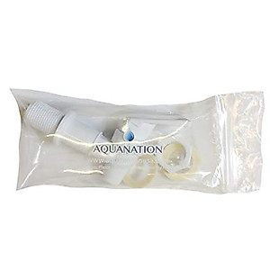 AquaNation BPA Free Replacement Water Cooler Faucet Bottle Jug Ceramic Water Crock Reusable Tap Spout Beverage Lever Pour Dispenser Valve Gravity Water Spigot - Made in USA (1, White)