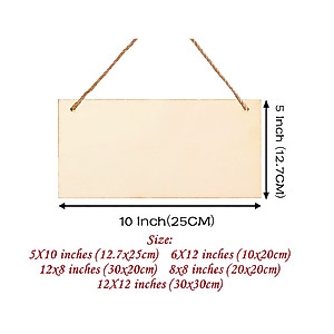 New Wood Sign Front Door Sign Welcome Sign Hot Tub Signs Porch Decor Hanging Wooden Wall Sign Home Garden Yard Signs Plaque Farm House Gifts, 5x10 Inch