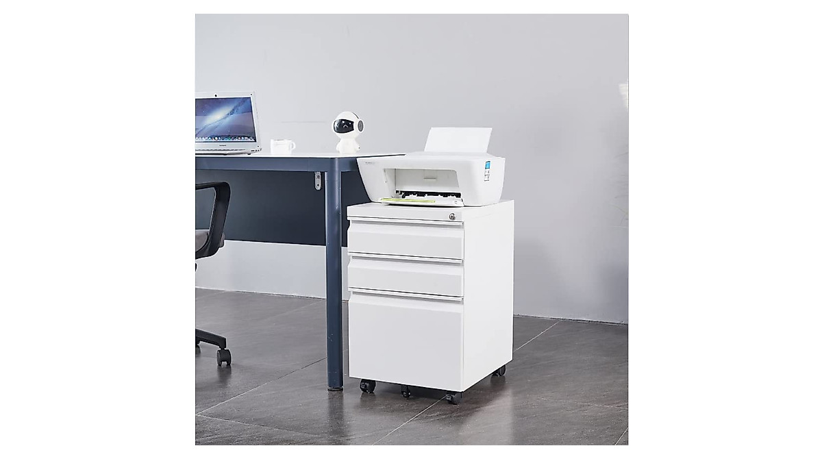 FLEXISPOT 3 Drawer Mobile File Cabinet - Efficient Storage