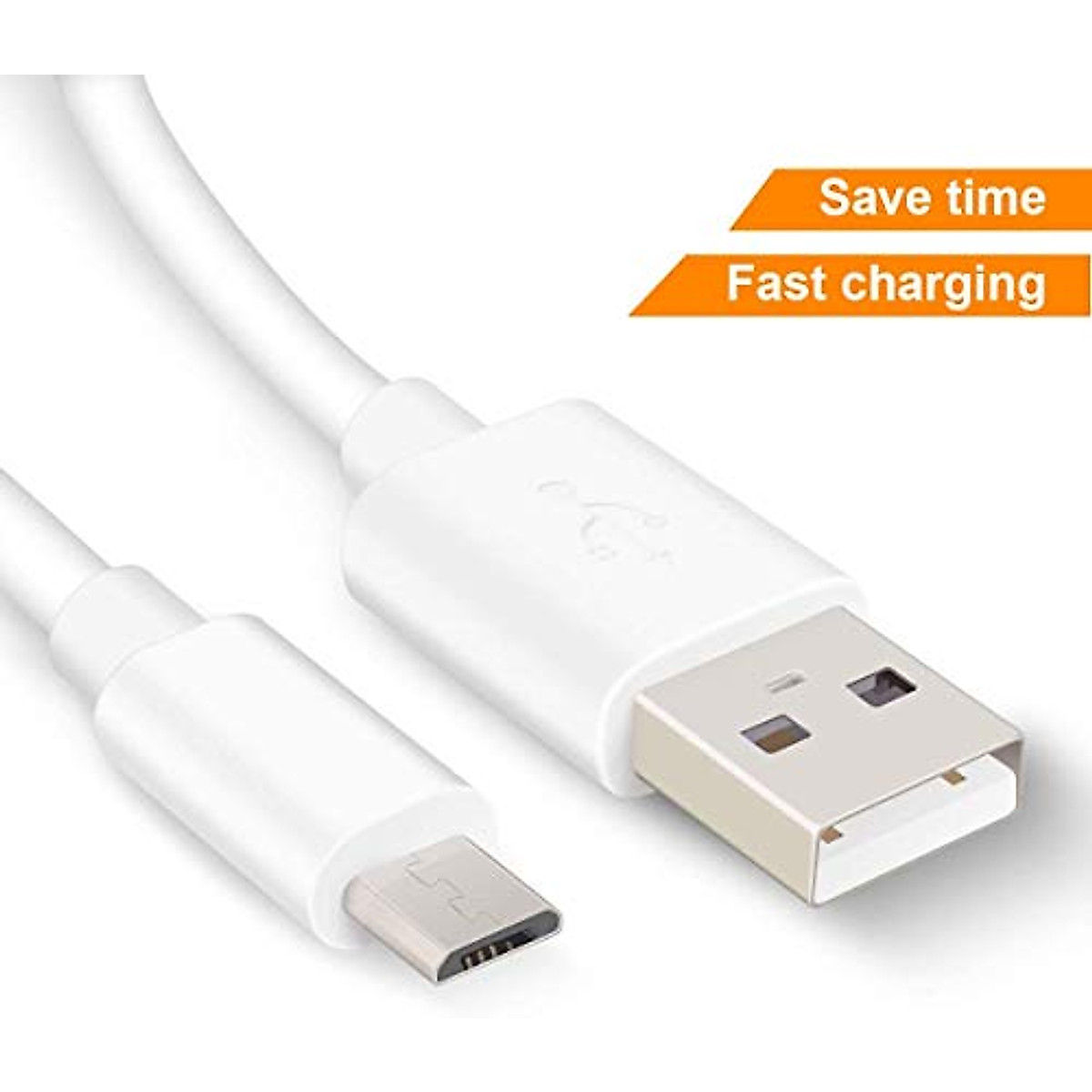 25ft USB Power Extension Cable Power Cord for Wireless Home Security Camera, Kasa Cam, Wyze Cam, YI Cloud, Nest Cam, Netvue, Furbo Dog, Blink, Amazon Cloud Cam Oculus Go (USB Cable, White)