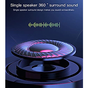 EAVO Mini Portable Speakers, 3W 36mm Microphone Speaker Line-in Speaker with 3.5mm Aux Audio Jack and Plug in Clear Bass Micro for Smart Phone, pad, Tablet, Laptop, Computer.