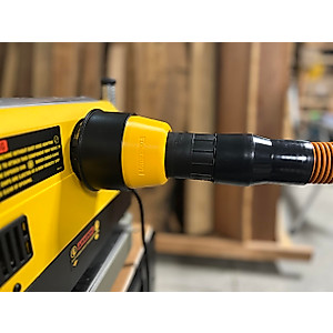 2 1/2 Hose Adapter Compatible with Dewalt DW735 & DW735x Planer - Made in USA!