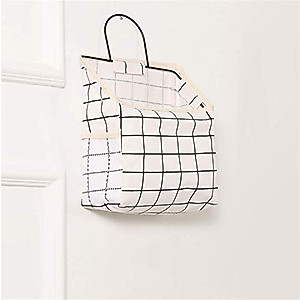 Symmak Storage Bags Hanging Storage Bag Wall Hanging Organizer Bins Pocket Wall Hanging Storage Basket Pocket Storage Bag Organizer for Door Closet Room (2 Packs)