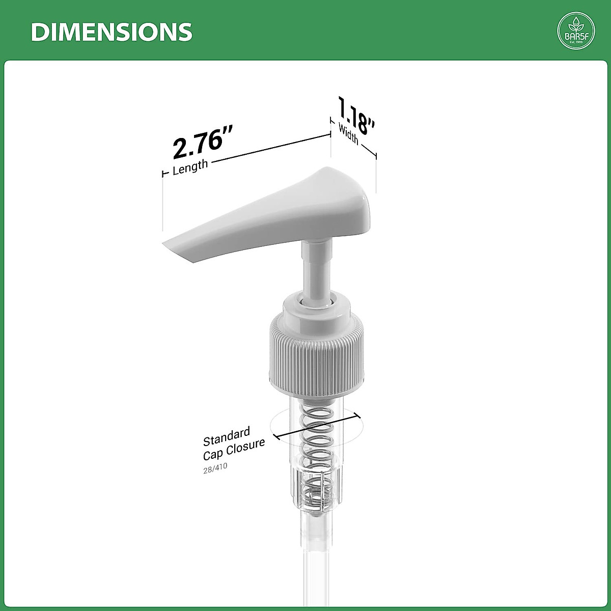Pump for Shampoo Bottle 33.8 oz - 1-inch Neck Diameter, Suitable for Salon Liter Bottles, Lotion, and Conditioner - Durable Shampoo Pump, Shampoo Bottle Pump