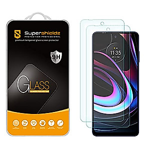 Supershieldz (2 Pack) Designed for Motorola Edge (2021) / Motorola Edge 5G UW Tempered Glass Screen Protector, Anti Scratch, Bubble Free