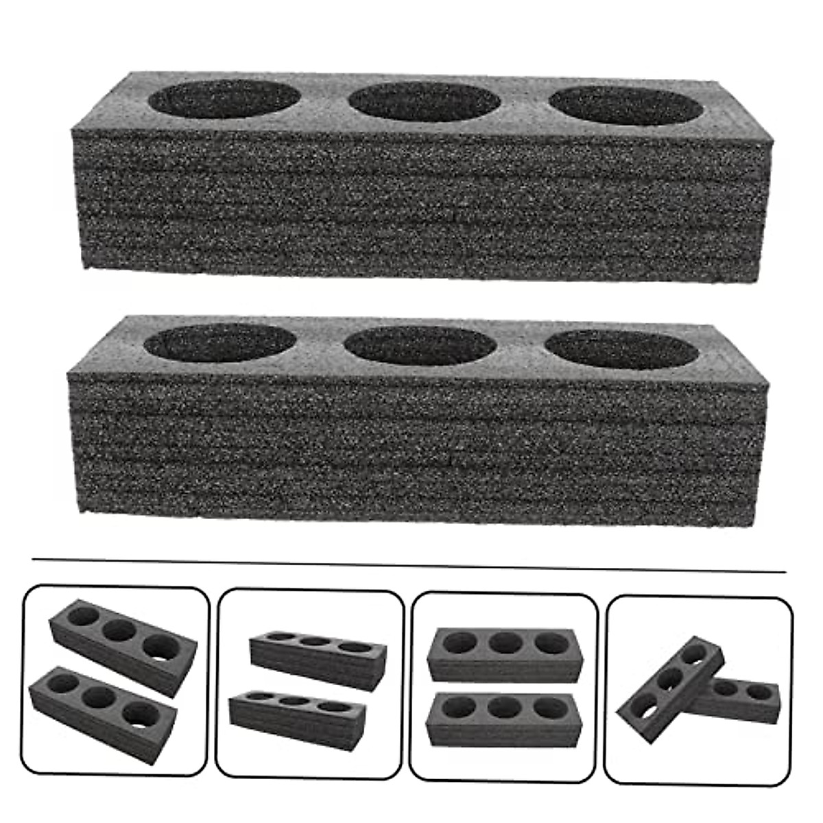 Alipis 6 Pcs Milk Tea Drink Cup Holder Outdoor Stuff Food Service Car Supplies Convenient Cup Holder Country Stuff Cup Drink Carrier Bottle Coffee Cup Drink Holder Pearl Cotton re-usable