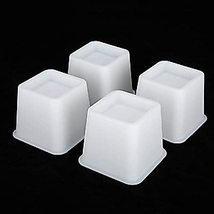 Bunion Toe Separator,Chair Riser, 4pcs Bed Chair Riser Furniture Sofa Lifter Heighten Raising Tool Set(White)