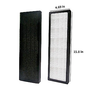Filterhualv 2 Pack FLT4825 True HEPA Filter B Replacement Filter Compatible with Guardian Air Purifier AC4825, AC4300, AC4900, AC4850, AC4825DLX, CDAP4500, AP2200,FLT4825
