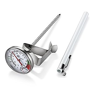 KT THERMO Instand Read 2-Inch Dial Thermometer,Best For The Coffee Drinks,Chocolate Milk Foam