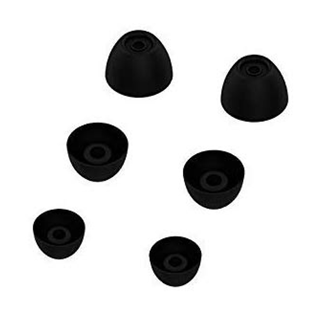 ALXCD Replacement Eartips Kit for Galaxy Buds Headphone, S/M/L 3 Pairs Silicone Earbud Tips, S M L 3 Pairs Foam Ear Tips, Fit for Galaxy Buds SM-R170, S M L, 6 Pairs Foam Gel