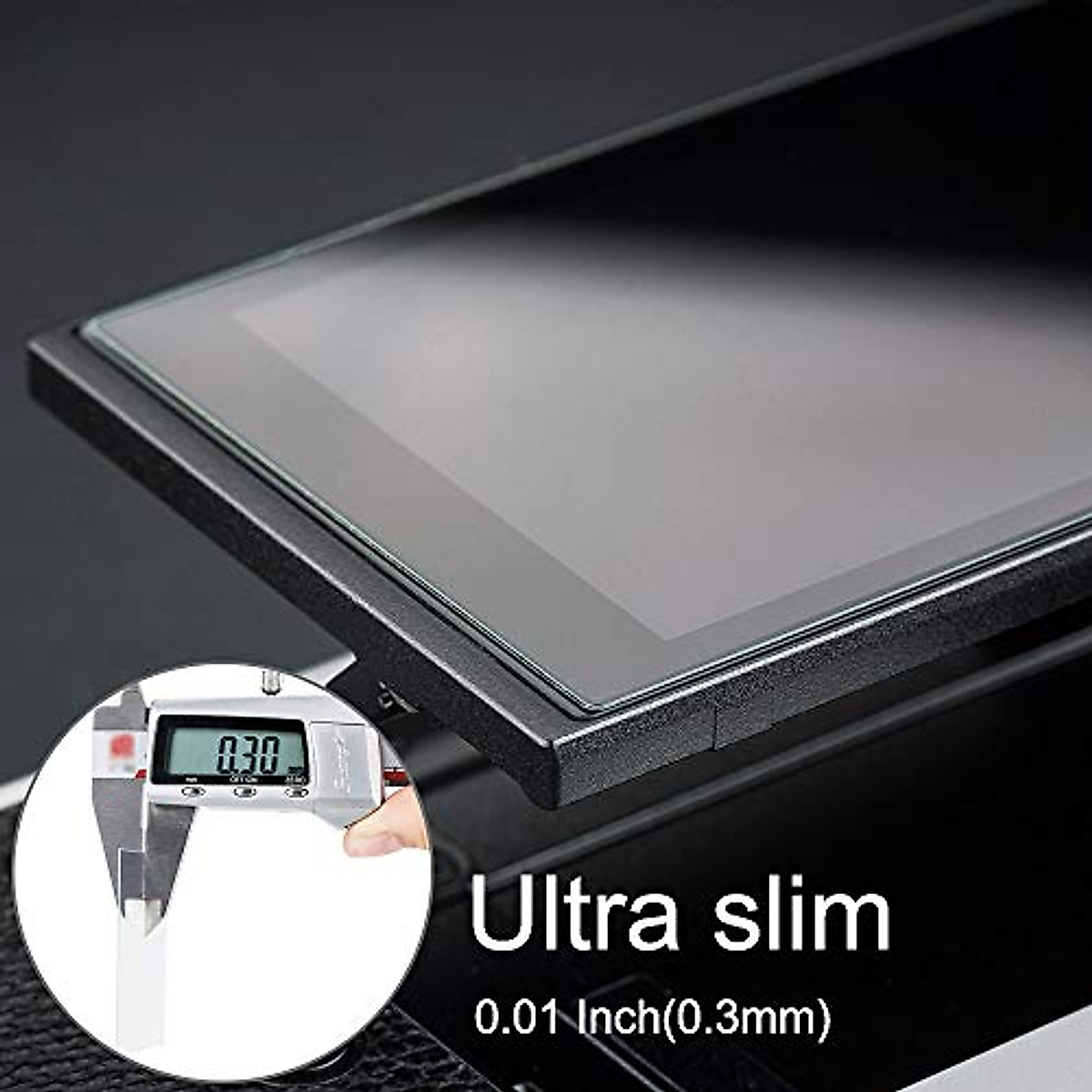 2 Pack Camera Screen Protector for Fujifilm X100V X-T4 X-E4 Camera, Ultra-Thin Anti-Fingerprint Anti-Scratch 9H Hardness 2.5D Rounded Edges Tempered Glass Protector