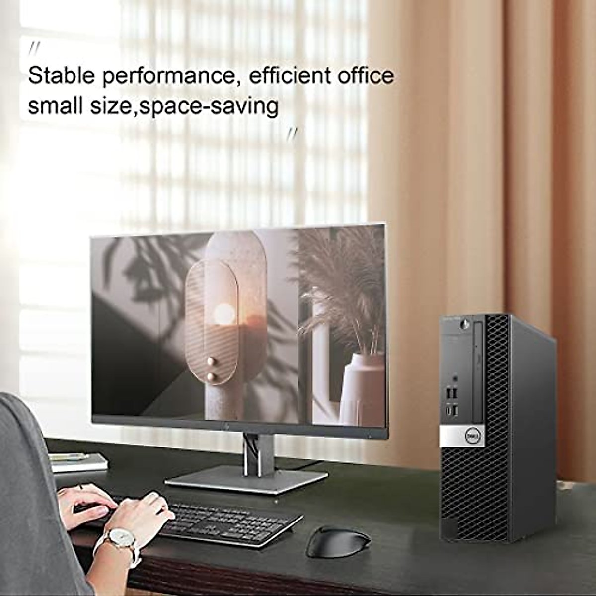Dell OptiPlex 7060 Windows 11 Pro Desktop Computer SFF, Intel 8th Gen i5-8500 Hexa Core,32GB DDR4 Ram 512GB NVMe M.2 SSD, AX210 Built-in WIFI 6E & Bluetooth 5.2,New Wireless Keyboard & Mouse (Renewed)