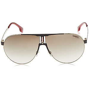 Carrera 1005/S Pilot Sunglasses, Black Gold/Brown Gradient, 66mm, 9mm