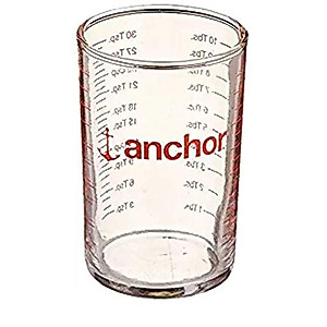 Anchor Hocking Graduated Measuring Glass, Set of 2, Clear