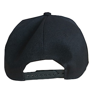 TrendyLuz King or Queen Royalty 3D Embroidered Adjustable Snapback Baseball Hat Cap (King, Gold Text)