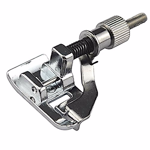 DREAMSTITCH 200130006, F018N 5mm Metal Blind Hem Presser Foot for Brother,Janome,Alphasew,Babylock,Bernina,Elna,Janome,Juki,Kenmore,Simplicity,Singer,Viking,White and More Sewing Machine 7308M