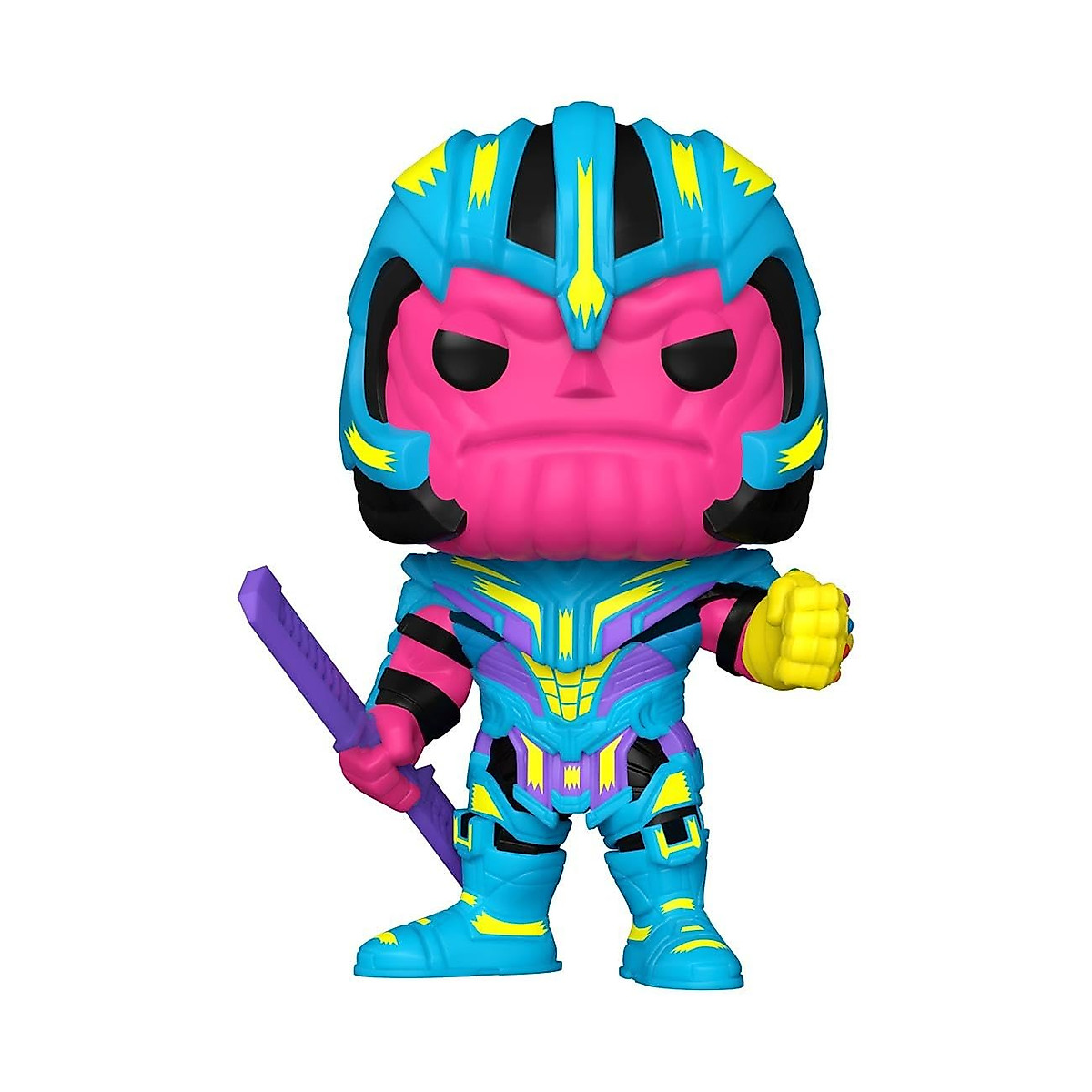 Funko Pop! & Tee: Marvel - Thanos - (BKLT) - Extra Large - (XL) - Marvel Comics - T-Shirt - Clothes with Collectable Vinyl Figure - Gift Idea - Toys and Short Sleeve Top for Adults Unisex Men