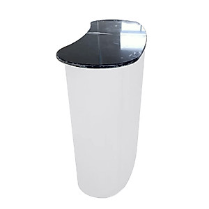 Bazargame 51" Reception Desk,Trade Show Salon Reception Desk Mall Shop Display Counter Table Stand 70kg,for Salon Lobby Store Exhibition Counter Stand