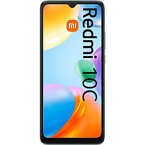 Xiaomi Redmi 10C 4G LTE (64GB + 3GB) Factory Unlocked 6.71" 50MP Camera (Only Tmobile - Mint Tello USA Market) + (w/Fast Car Charger Bundle) (Mint Green)