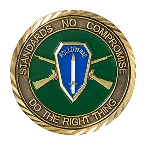 United States Army USA Fort Benning GA OSC Officer Candidate School Challenge Coin