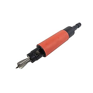 Taytools 203604 1/4 Inch Shelf Pin Jig Drill Bit Spring Loaded High Speed Steel Brad Point Bit