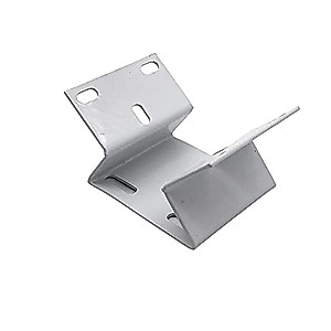 OwlCat CCTV Video Surveillance Camera Mounting Bracket Vertical Wall Corner Right Angle Plate Supporting Holder Crane Metal Black White (White Mount), 77mm(W) x 65mm(L) x 53mm(H), XM-White