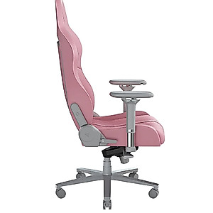 Razer Enki Gaming Chair: All-Day Gaming Comfort - Built-in Lumbar Arch - Optimized Cushion Density & Kraken Kitty RGB USB Gaming Headset: THX 7.1 Spatial Surround Sound - Chroma RGB Lighting