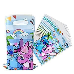30 Pcs Party Gift Bags For Lilo & Stitch,Stitch Birthday Party Decoration Supplies,Stitch Party Candies Bag