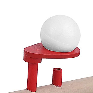 TOPINCN Floating Blow Pipe Ball Toy, Wooden Balances Blowing Toys, Educational Wooden Blowing Toys, Floating Ball Game