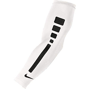 Men's Nike Pro Elite Sleeves White/Black Size Large/X-Large