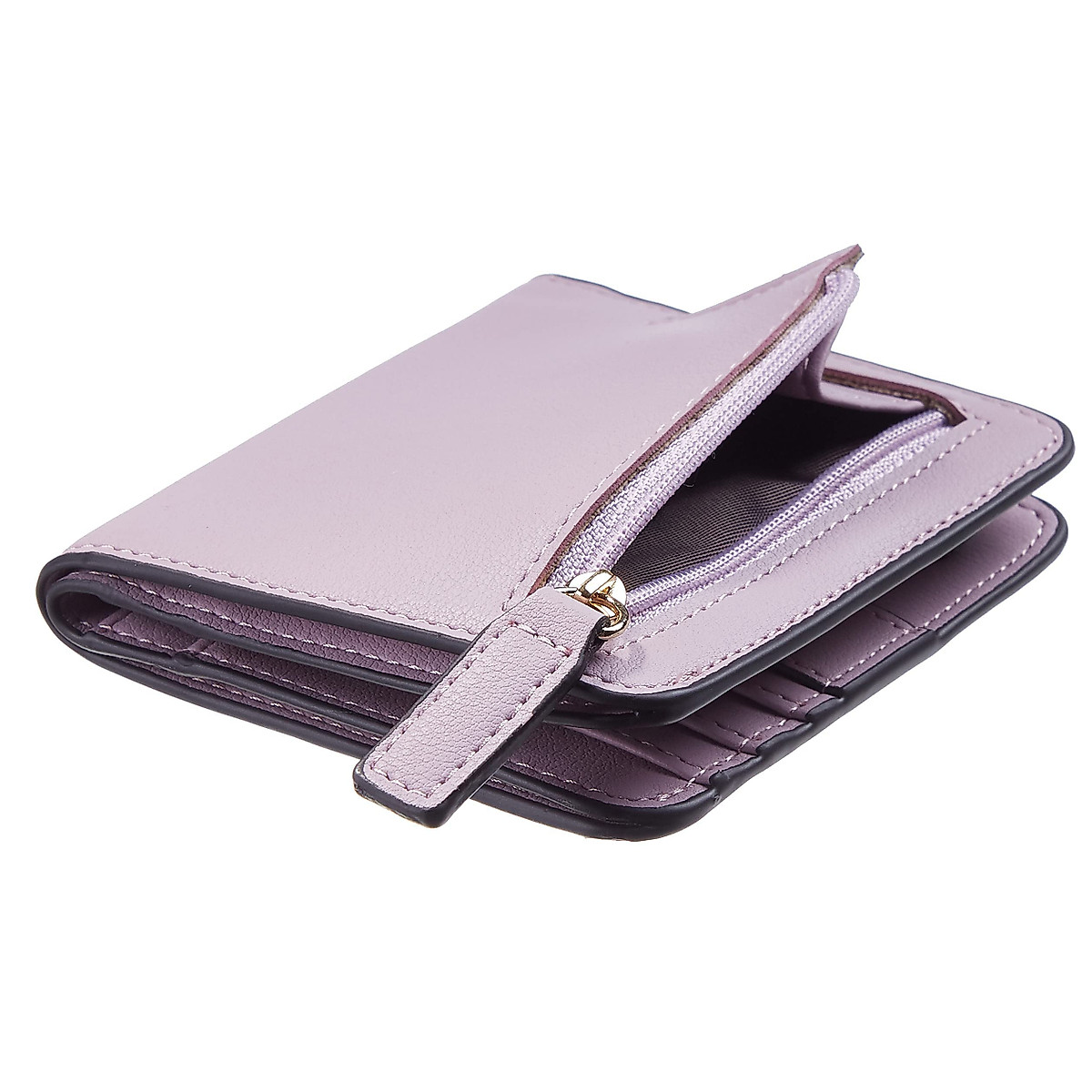 Gostwo Womens Rfid Blocking Small Compact Bifold Luxury Genuine Leather Pocket Wallet Ladies Mini Purse with ID Window