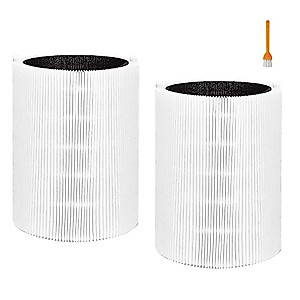 IZSOHHOME Replacement Filter for Blueair Blue Pure 411 Genuine,411+,411 Auto and MINI Air Purifiers(2 Sets)