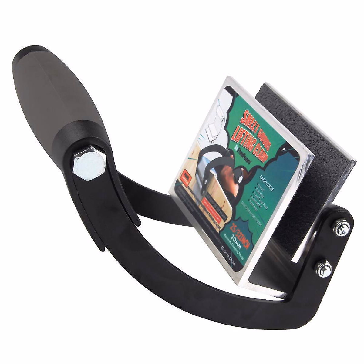 FivePears 2 PCS Panel and Plywood Carrier, Plywood Lifting Tool and Drywall Carrying Tool, Plywood Gripper one Person Single Hand clamp Lift Tool for Sheet Board, Drywall and Plywood Handle Carrier